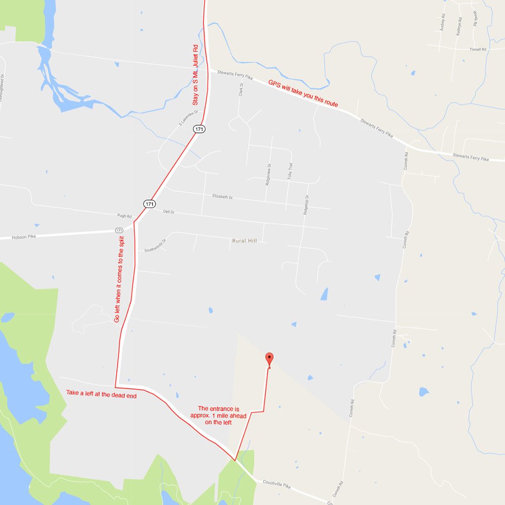 Directions | Rural Hill Farm